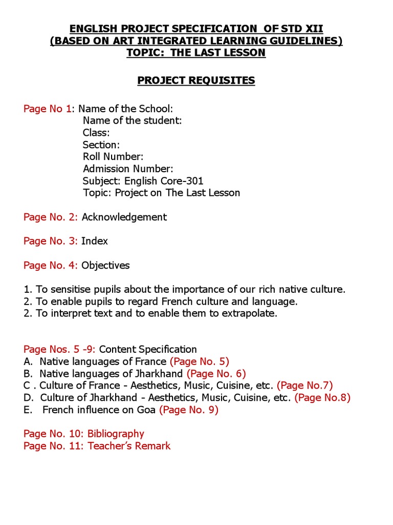 Ail The Last Lesson | PDF | Foreign Language Studies