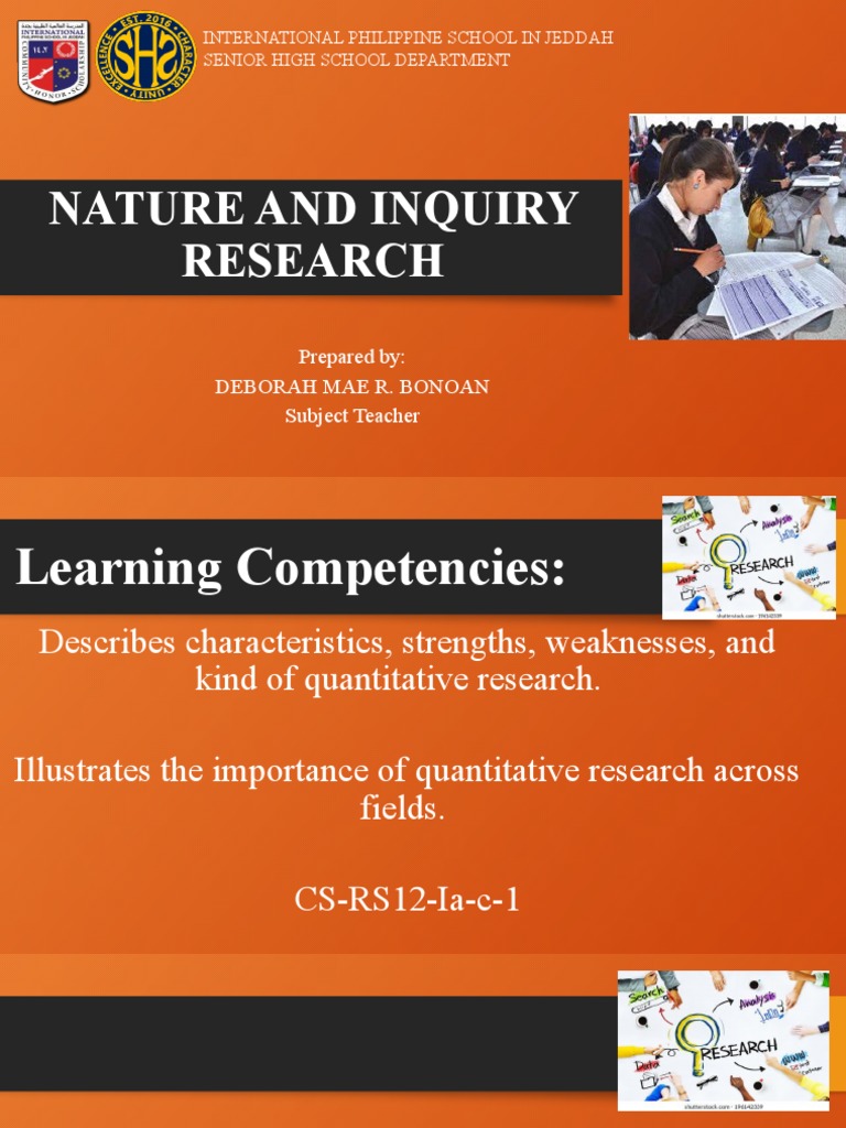Introduction To Quantitative Research | PDF | Quantitative Research ...