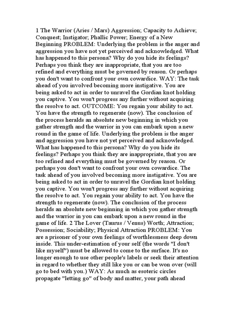 Symbolon Deck 3 PDF Free | PDF | Anger | Greek Underworld