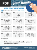 How To Handwash Poster | PDF | Hand Washing | Hygiene