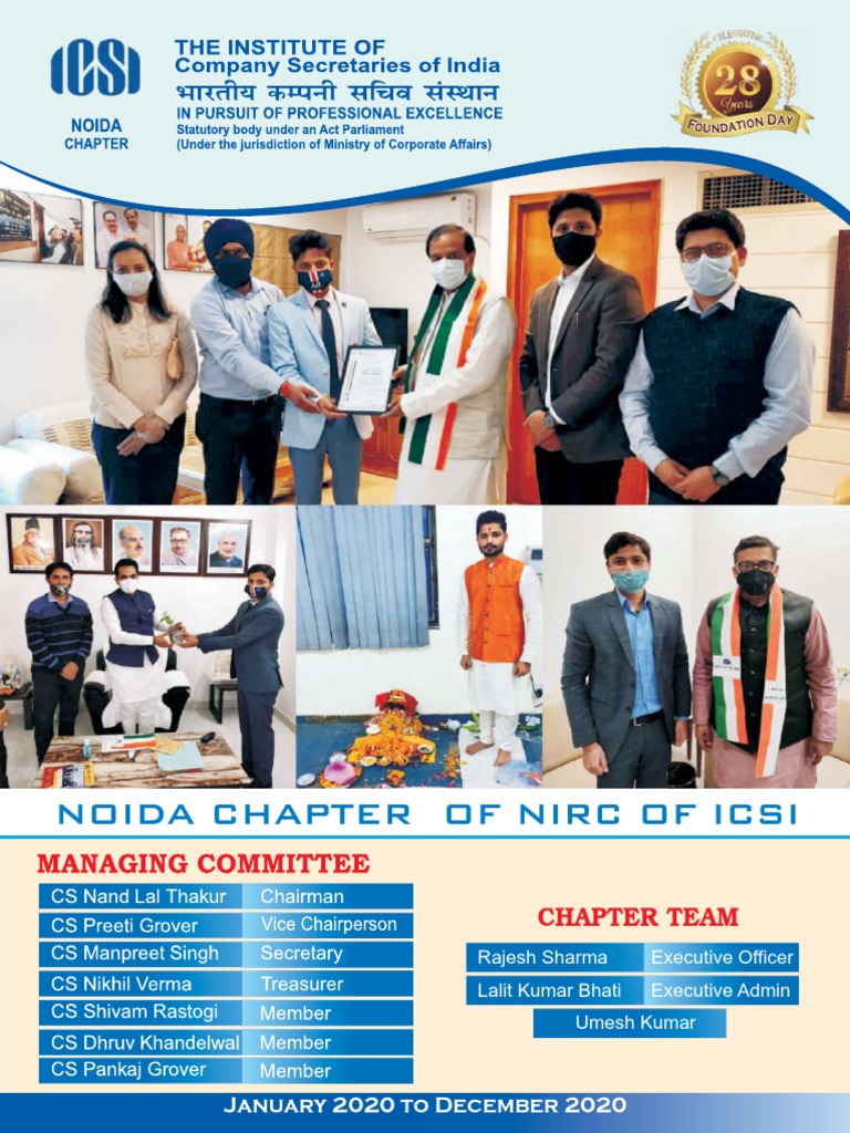 Noida Chapter of Nirc of Icsi | PDF | Corporations | Business