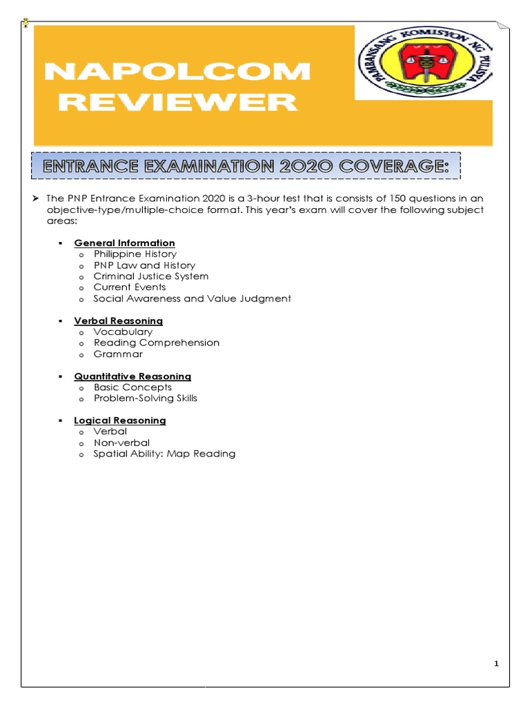 Napolcom Reviewer 2020 | PDF | Prosecutor | Criminal Justice