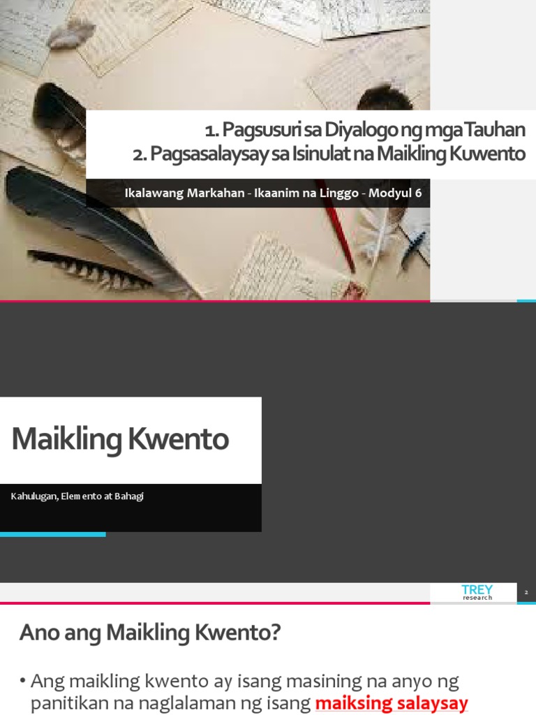 Pagsusuri Sa Diyalogo at Pagsasalaysay NG Kwento | PDF