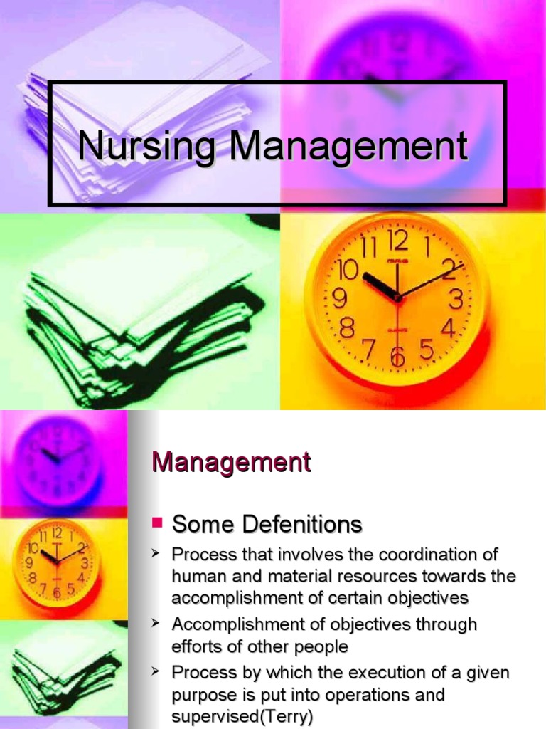 Nursing Management | PDF | Bureaucracy | Nursing