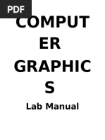 Practical File of Computer Graphics | PDF | Elementary Geometry | Space