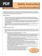 Transport Emergency Card Guide | PDF