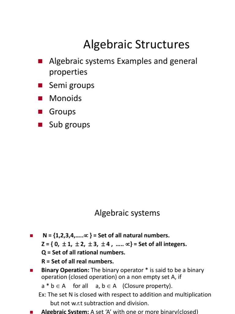 Discrete-Mathematics - UNIT-5 | PDF | Group (Mathematics ...