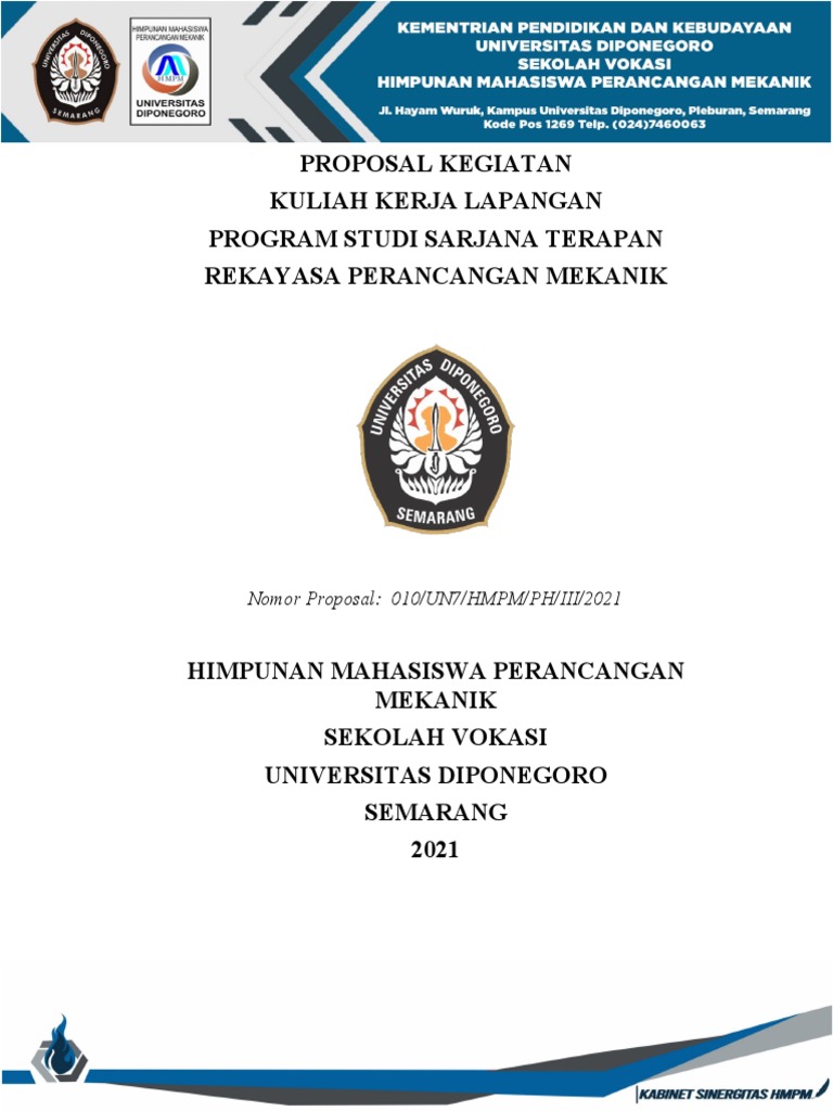 Revisi - Proposal Webinar KKL RPM 18 Manifold 2 | PDF