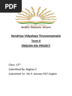 Class 12 English Project 2024 2025 | PDF