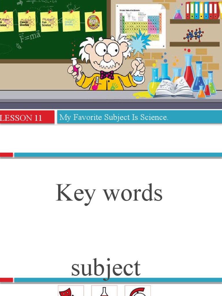 My Favorite Subject Is Science.: Lesson 11 | PDF | Language Arts ...