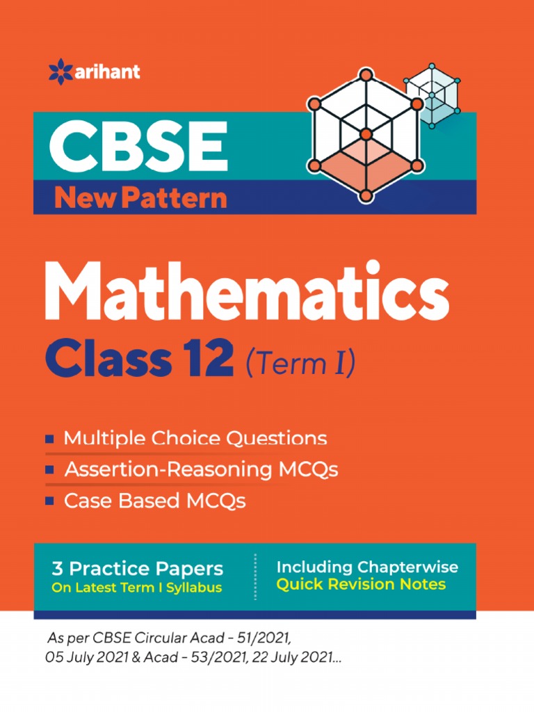 Arihant Mathematics Class 12 Term 1 | PDF