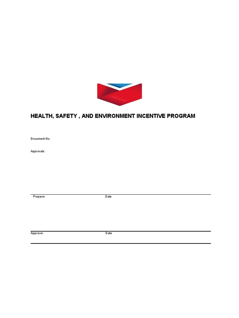 Incentive Program - Generic | PDF | Safety | Measurement