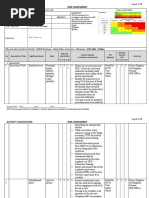 Excavation Risk Assessment Template | PDF | Risk | Hazards