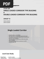 Single and Double Loaded Corridor | PDF | Stairs | Building