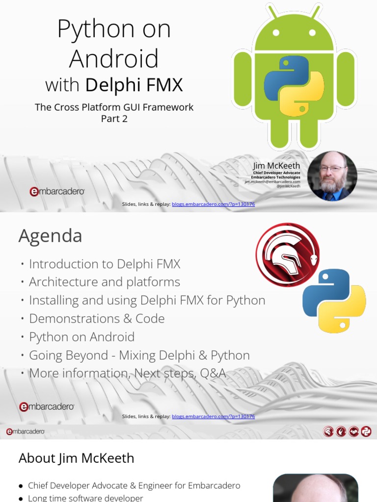 Python On Android: With Delphi FMX | PDF | Technology Development | Information Age