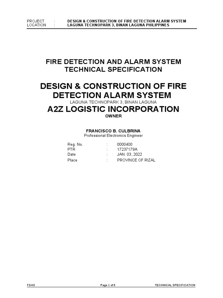 Auxilliary Specifications - Peza | PDF | Electrical Wiring | Building ...