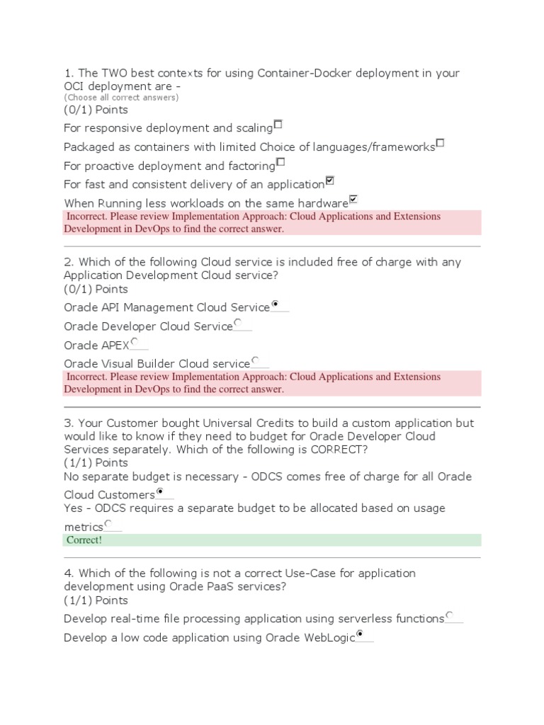 Oracle Cloud Project Management Assessment-4 | PDF | Cloud Computing ...