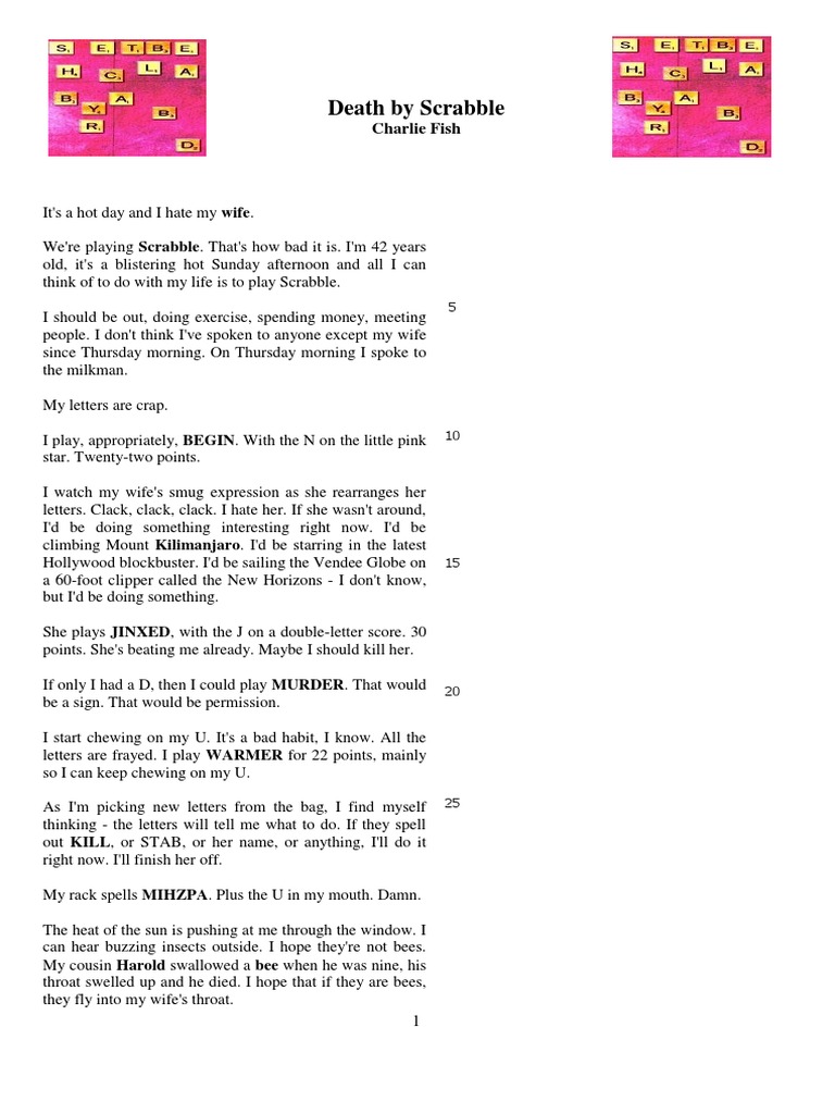 Death by Scrabble | PDF | Reason