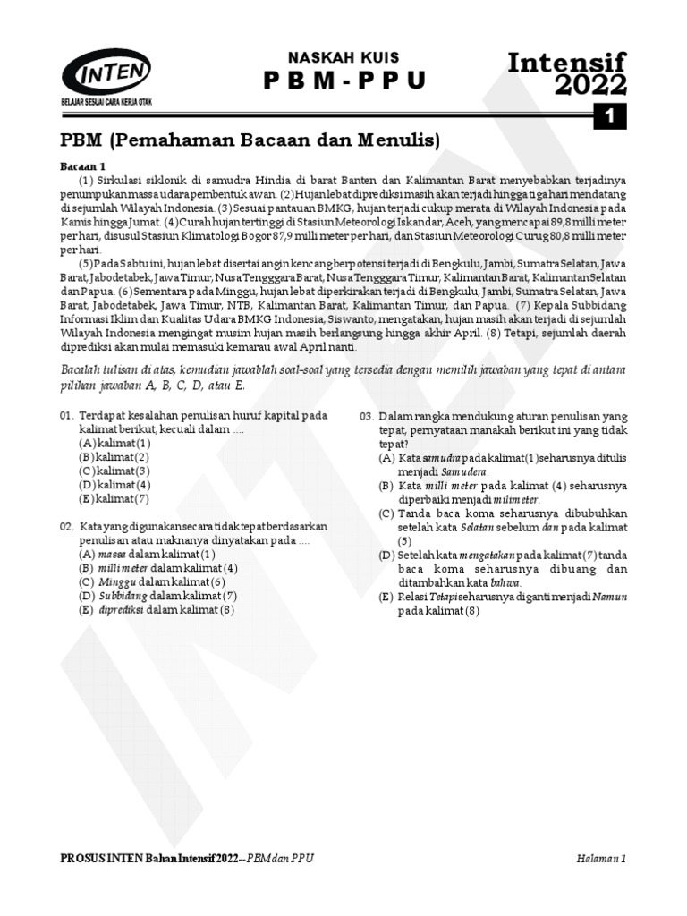 PBM Ppu | PDF