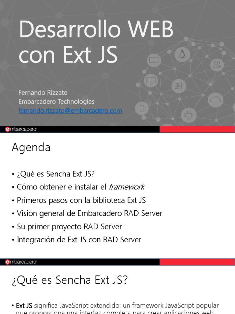 Ext JS4 Delphi ES | Descargar gratis PDF | Script Java | Aplicación web
