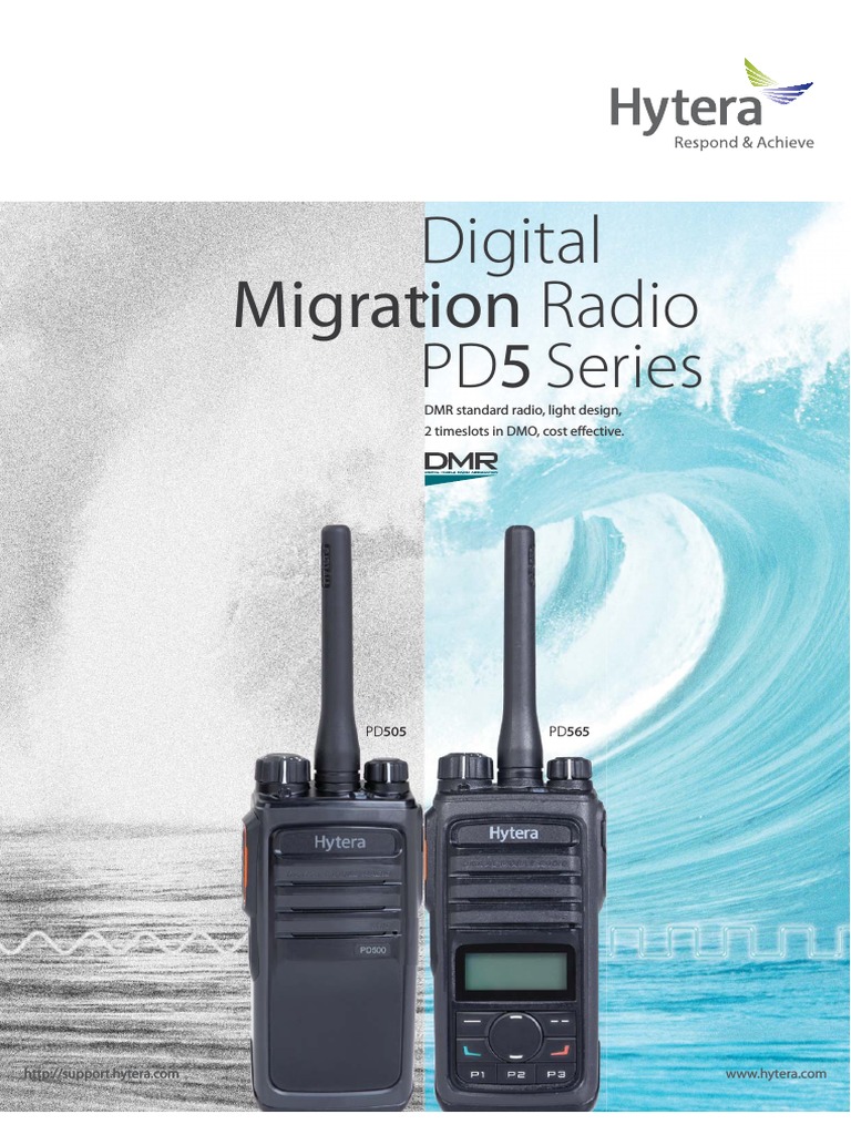 Digital Migration Radio: PD5 Series | PDF | Very High Frequency ...