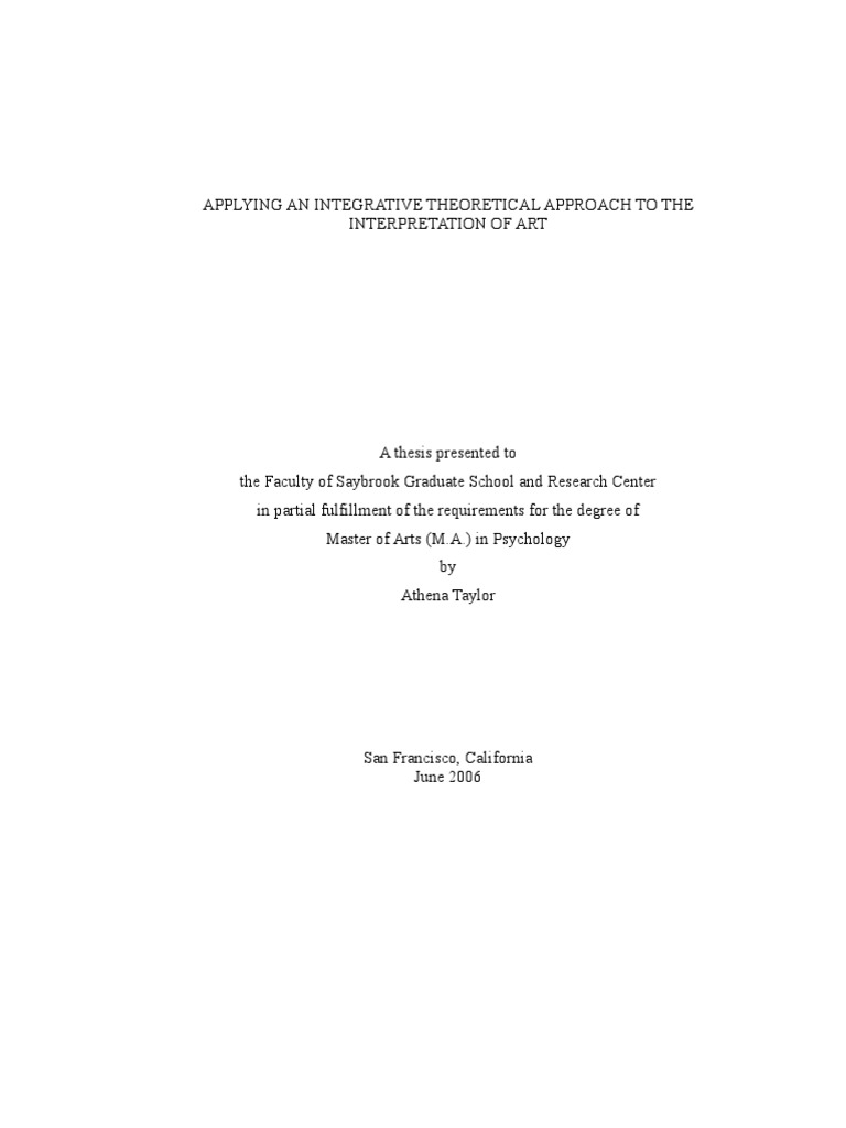 Athena Taylor Thesis Final Version Aug11 | PDF | Business