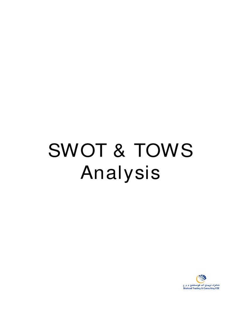 SWOT-TOWS Analysis Guide | PDF | Swot Analysis | Volkswagen
