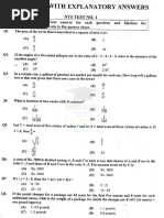 Fast Entry Test Past Papers | PDF | Numbers | Tangent