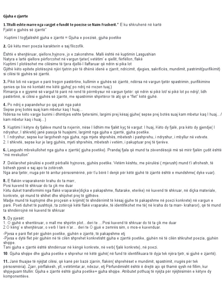 Gjuha e Zjarrte | PDF