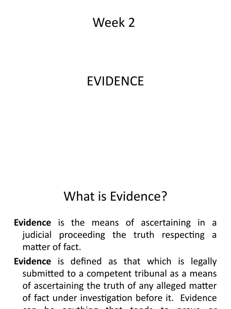 Forensic Chemistry Lecture 2 | PDF | Witness | Testimony