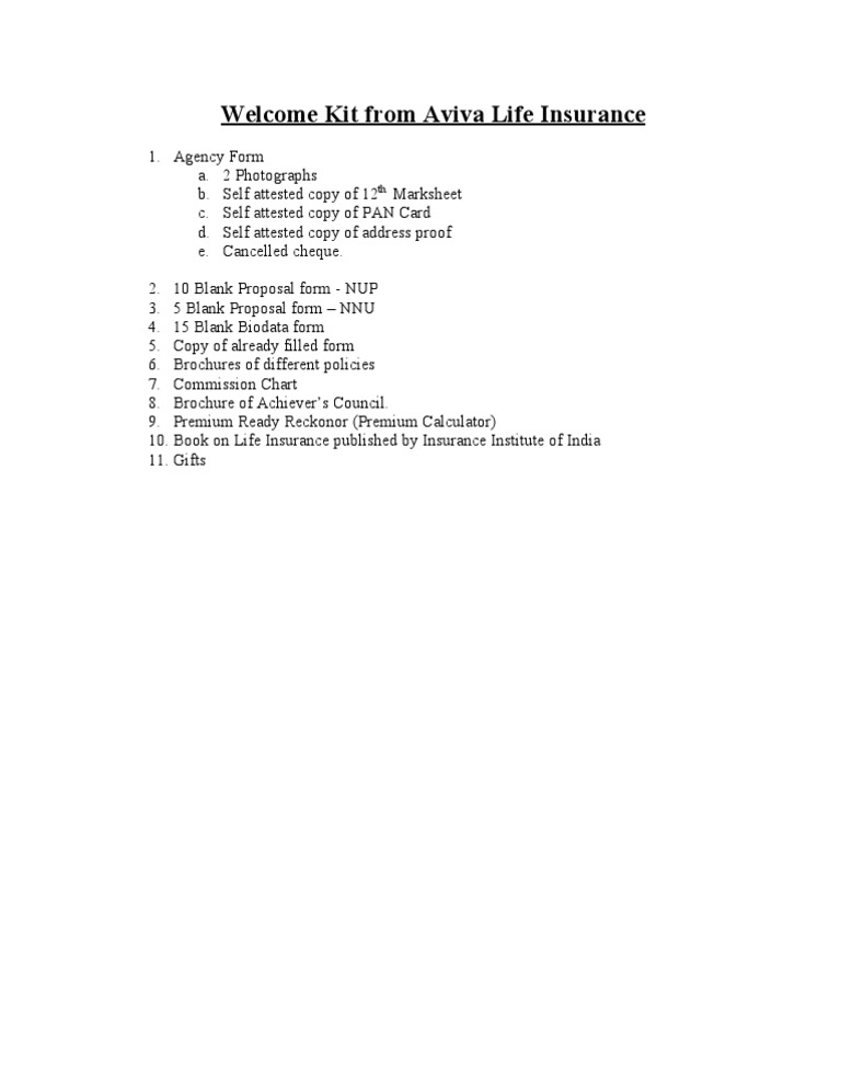 Joining Kit | PDF | Services (Economics) | Risk