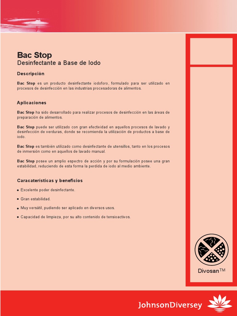 FT Bac Stop | PDF | Agua | Química