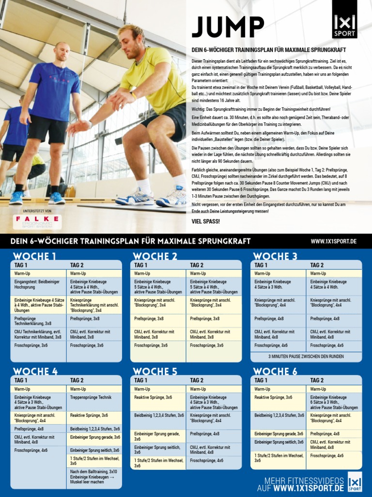 Jump Trainingsplan SCREEN | PDF