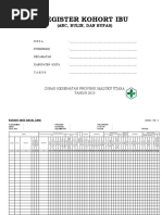 Format Kohort Ibu | PDF