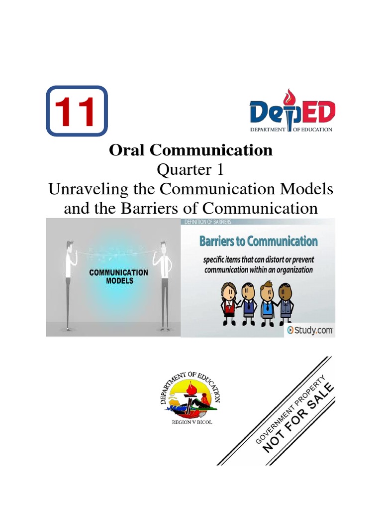 Oral Communication Module 2 Q1 | PDF | Communication | Cognition