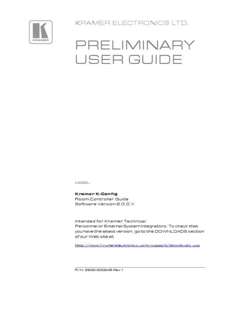 K-Config 2 Guide | PDF | Installation (Computer Programs) | Device Driver