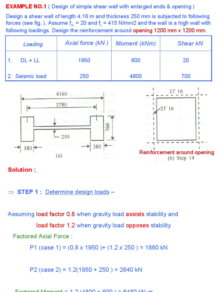 Shear Wall | PDF | Stress (Mechanics) | Shear Stress