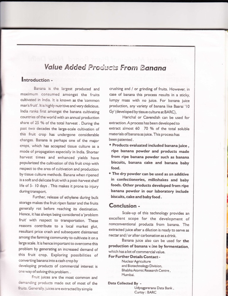 Banana | PDF