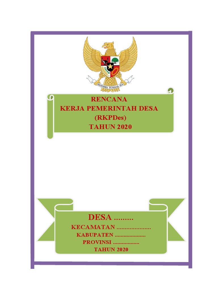 Cover RKP Desa | PDF