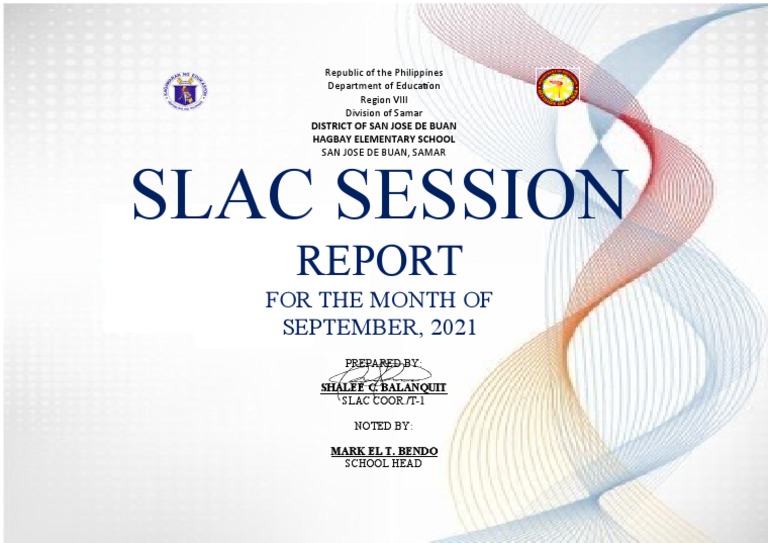 Slac Session: For The Month of SEPTEMBER, 2021 | PDF