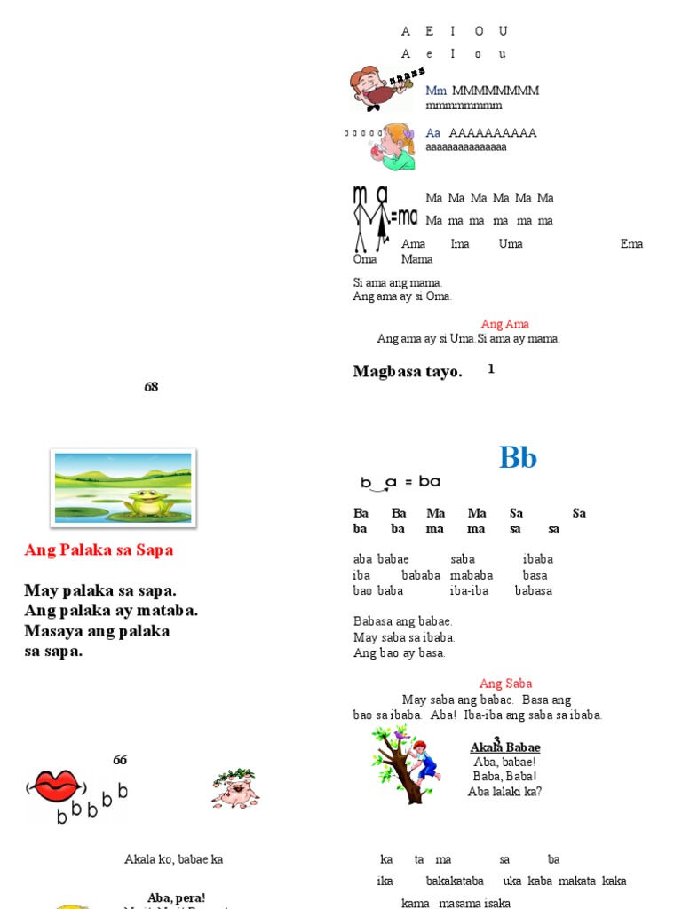 Magbasa Tayo Booklet | PDF