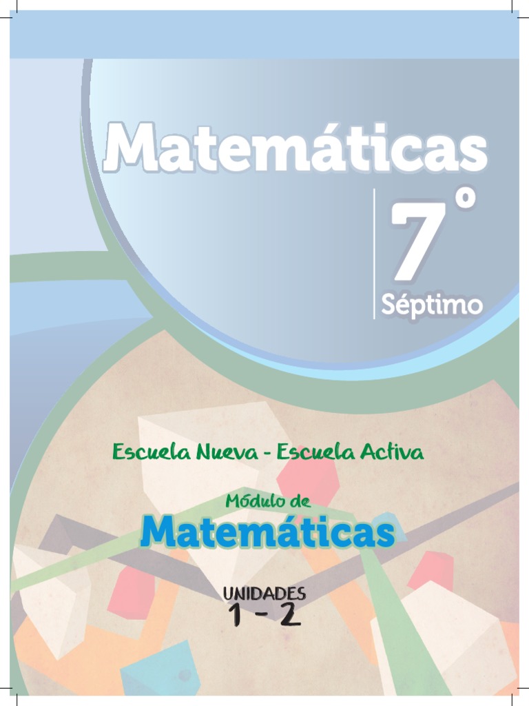 Matematicas Septimo Guía 1 Unidad 1 | Descargar gratis PDF ...