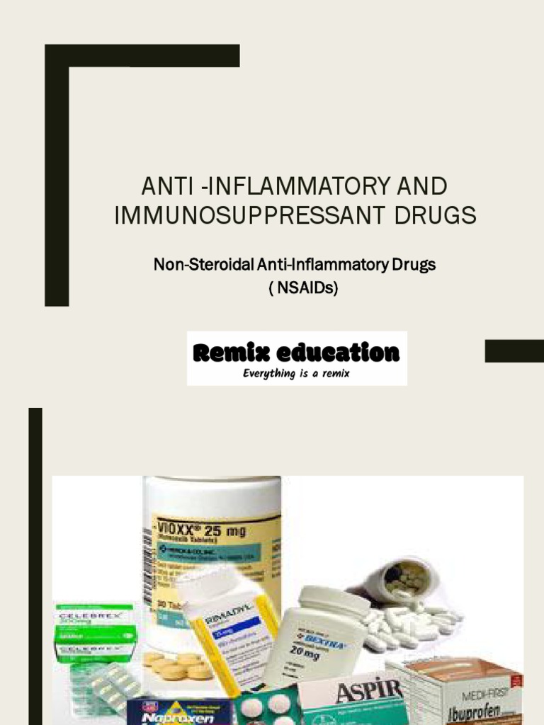 Anti Inflamatory Drugs | PDF | Nonsteroidal Anti Inflammatory Drug ...