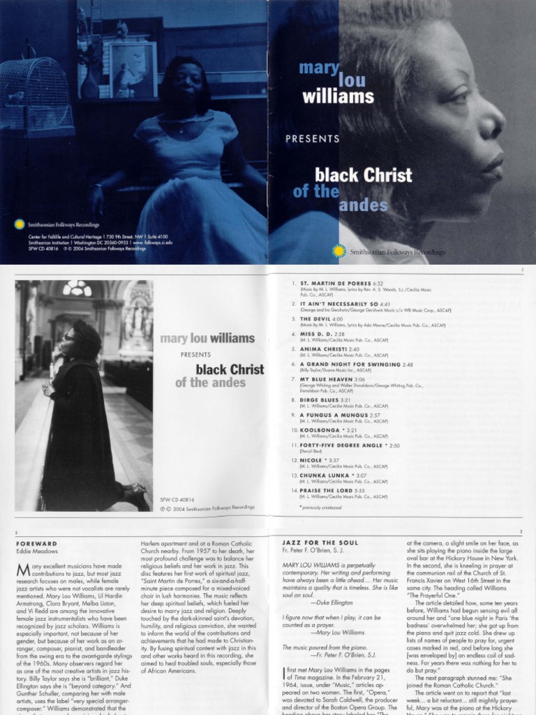 Mary Lou Williams - Black Christ of The Andes | PDF