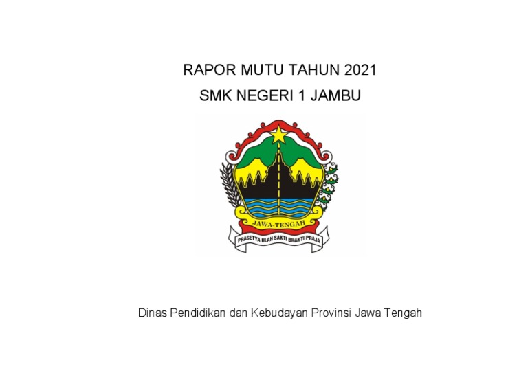 Cover RAPOR MUTU TAHUN 2021 | PDF