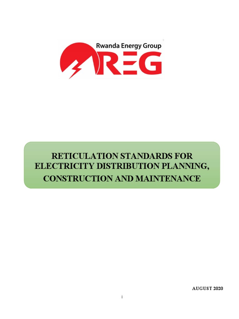 Electricity Distribution Reticulation Standards | PDF | Transformer ...