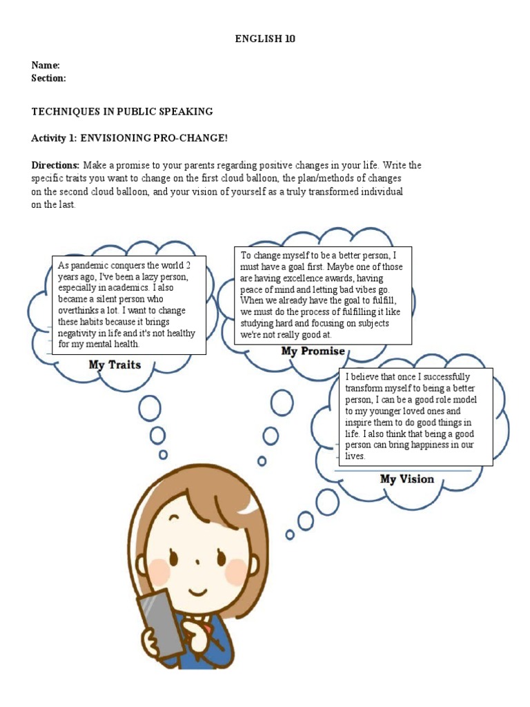 Lesson 6 TECHNIQUES IN PUBLIC SPEAKING | PDF | Mind | Public Speaking