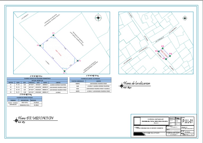 PLANO DE UBICACION Y LOCALIZACION-Layout1 | PDF