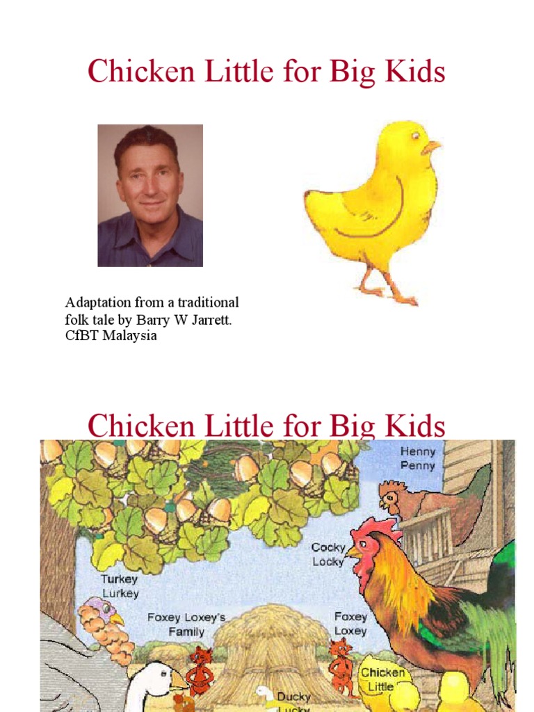 Chicken Little Adaptation for Kids | PDF | Young Adult