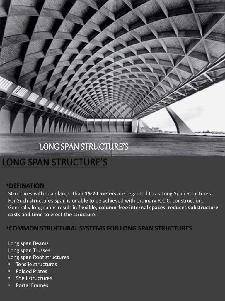 Long Span Structures | PDF